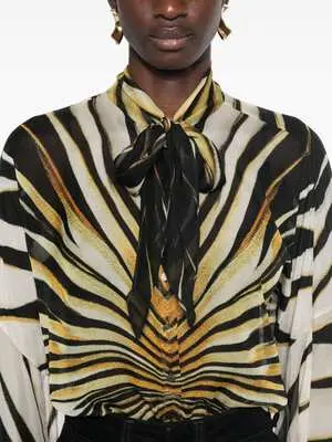 Roberto Cavalli Abstract-print Shirt