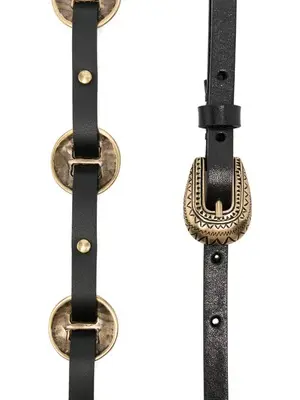 Pinko Decorative-buckles Belt - Black