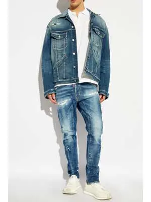 Dsquared2 Distressed Denim Jacket