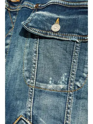 Dsquared2 Distressed Denim Jacket