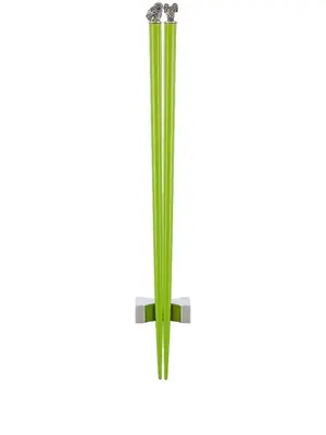 Shanghai Tang Chinese Zodiac Ram Chopsticks - Green