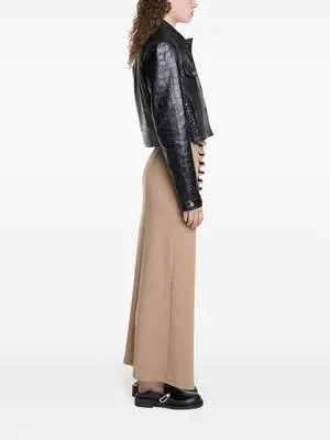 Rabanne Asymmetric Long-sleeve Dress