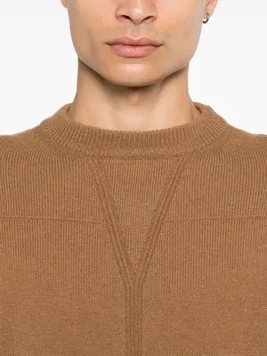 JIL SANDER Crew-neck Sweater - Brown