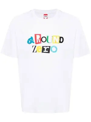 GROUND ZERO Logo-print T-shirt - White