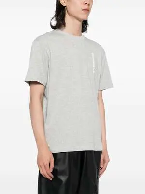 GROUND ZERO Logo-print Cotton T-shirt - Grey