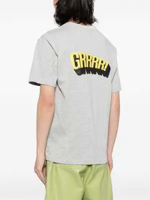 GROUND ZERO Slogan-print Cotton T-shirt
