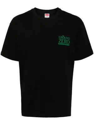 GROUND ZERO Logo-print Cotton T-shirt