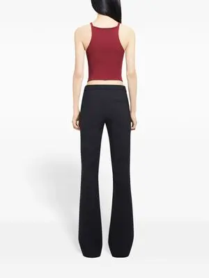 COURREGES Pointy Rib-knit Tank Top