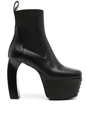 Women's Block Heel Calf Boots