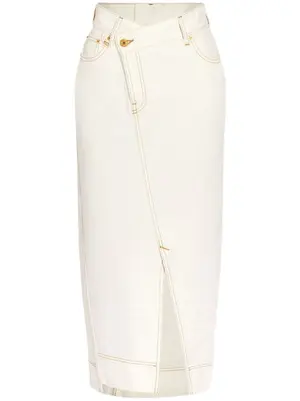 Jacquemus Contrast Stitching Skirts