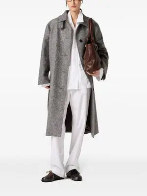 Miu Miu Pocket Poplin Shirt - White