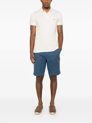 Tommy Hilfiger Tipped-collar Polo Shirt - Neutrals