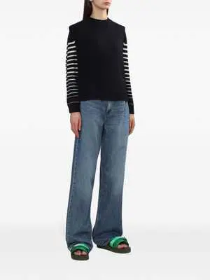 Rag & Bone Logan Wide Leg Jeans - Blue