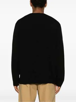 Y’s Intarsia-knit Logo Sweater