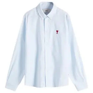 Ami Paris Embroidered Shirts For Men
