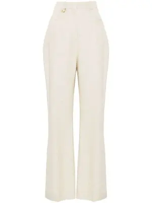 Jacquemus Le Pantalon Sauge Trousers - Neutrals