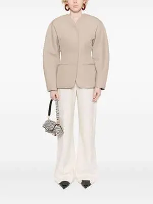 Jacquemus Le Pantalon Sauge Trousers - Neutrals