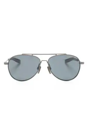 Dita Double-bridge Aviator Sunglasses - Black