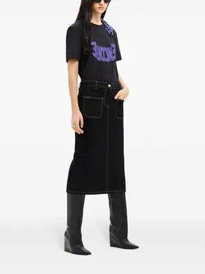 COURREGES Graphic Print T-shirt