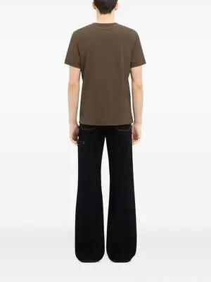 COURREGES Graphic-print T-shirt - Brown
