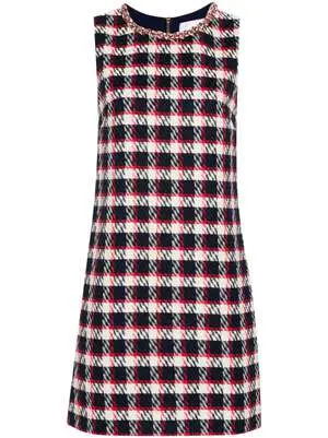 Carolina Herrera Chain-collar Midi Dress
