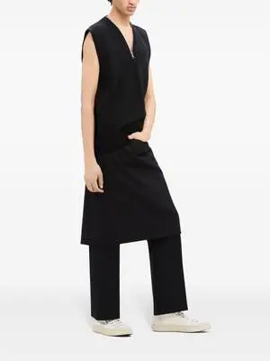 COURREGES V-neck Sleeveless Sweater