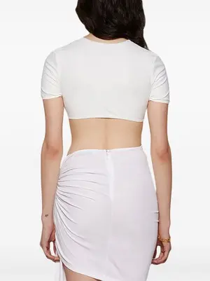 Christopher Esber U-prong Short-sleeve T-shirt - White