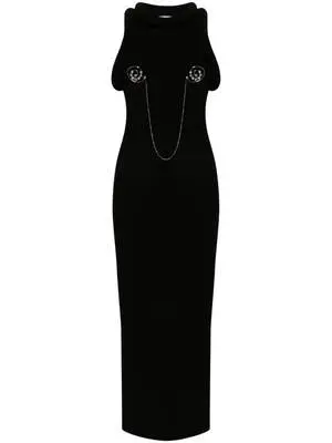 JEAN PAUL GAULTIER 3d-knit Maxi Dress