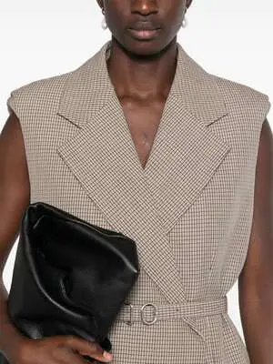 JIL SANDER Checked Virgin Wool Vest