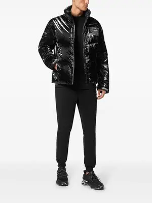 PLEIN SPORT Crease-effect Puffer Jacket