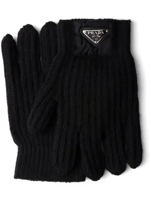 Prada Triangle-logo Gloves