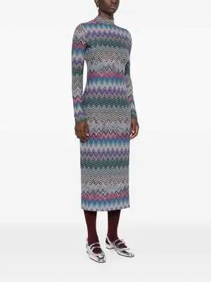 Missoni Zigzag Woven Midi Dress