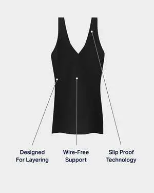 EBY Seamless Tank Top - Black