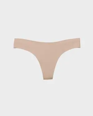 EBY Thong Panties, Seamless - Nude