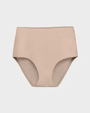 EBY High Waisted Panties, Seamless - Nude