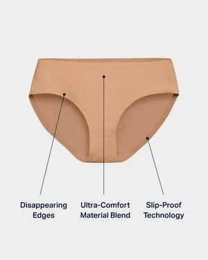 EBY Brief Panties, Seamless - Sunkissed