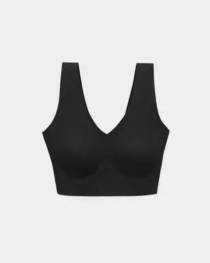 EBY Women's Bralette, Seamless Black