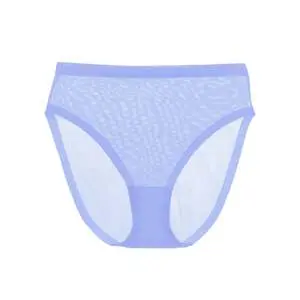 EBY Mesh High Cut Waisted Panties, Seamless - Jacaranda