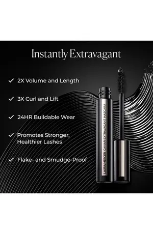 Laura Mercier Caviar Extravagant Volumizing & Lengthening Mascara - Black