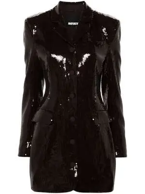 ROTATE BY BIRGER CHRISTENSEN Sequin Blazer Mini Dress