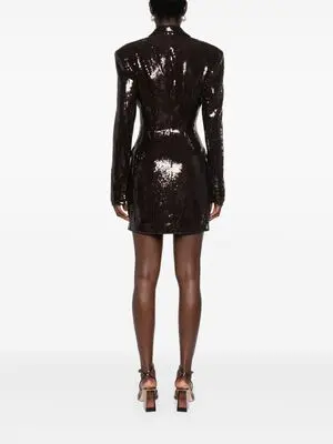 ROTATE BY BIRGER CHRISTENSEN Sequin Blazer Mini Dress
