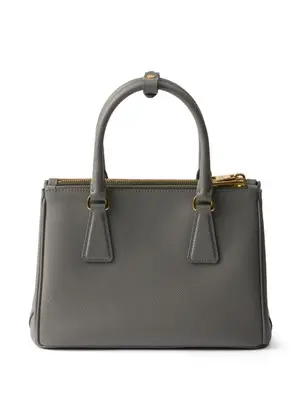 Prada Galleria Saffiano Leather Shoulder Bag - Grey