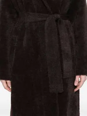 Pinko Faux-fur Belted Coat