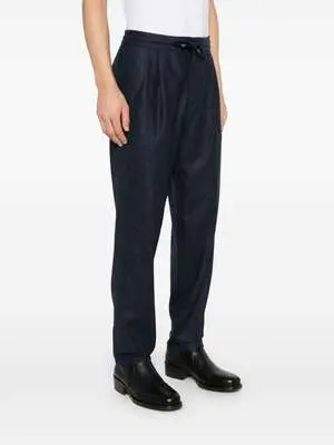 Brunello Cucinelli Wool Trousers - Blue