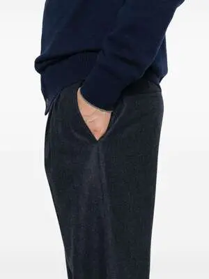 Brunello Cucinelli Wool Trousers - Blue