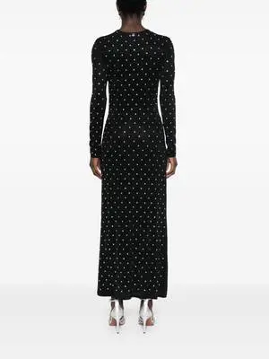 Rabanne Crystal-embellished Maxi Dress - Black