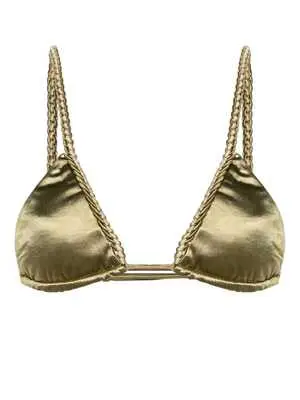 ISA BOULDER Chain Bikini Top - Green