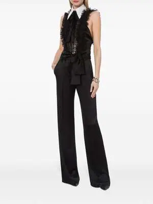 Alberta Ferretti Concealed-fastening Palazzo Pants