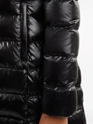FAY Urban High-neck Padded Coat - Black