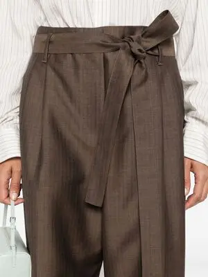 THE ROW Lonan Trousers - Brown